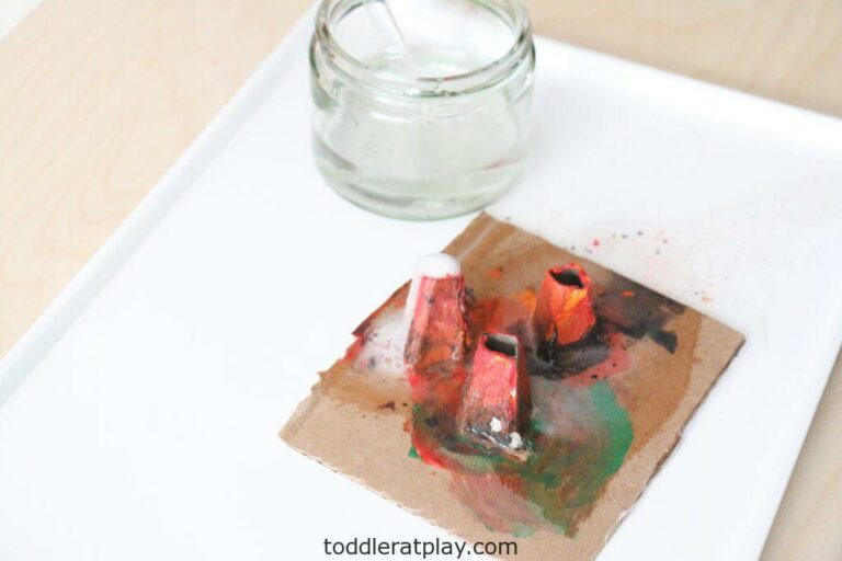 10 Exciting Volcano Crafts for Preschools - Non-erupting and Erupting ...