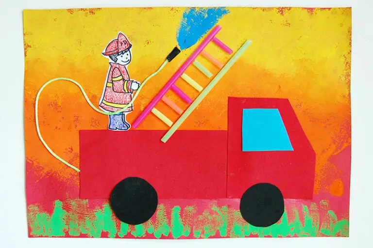 10 Fire Truck Crafts for Preschool to Extinguish Boredom - Education ...