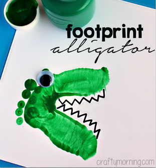 Alligator Art For Preschool