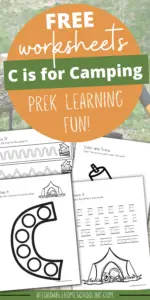 10 Engaging Camping Worksheets for Preschool Kids - Education Outside