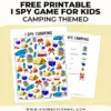 10 Engaging Camping Worksheets for Preschool Kids - Education Outside