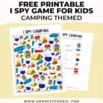 10 Engaging Camping Worksheets for Preschool Kids - Education Outside
