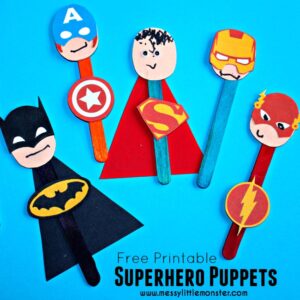 11 Amazing Preschool Superhero Crafts - Education Outside