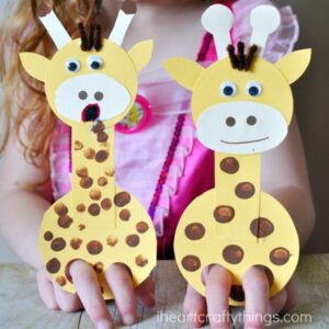 10 Cute and Easy Giraffe Crafts for Preschool - Education Outside