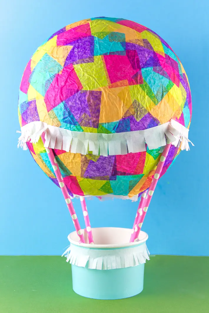 10 High-Flying Hot Air Balloon Crafts for Preschool - Education Outside