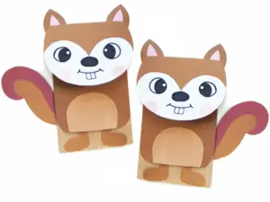 10 Cute and Easy Squirrel Crafts for Preschool - Education Outside