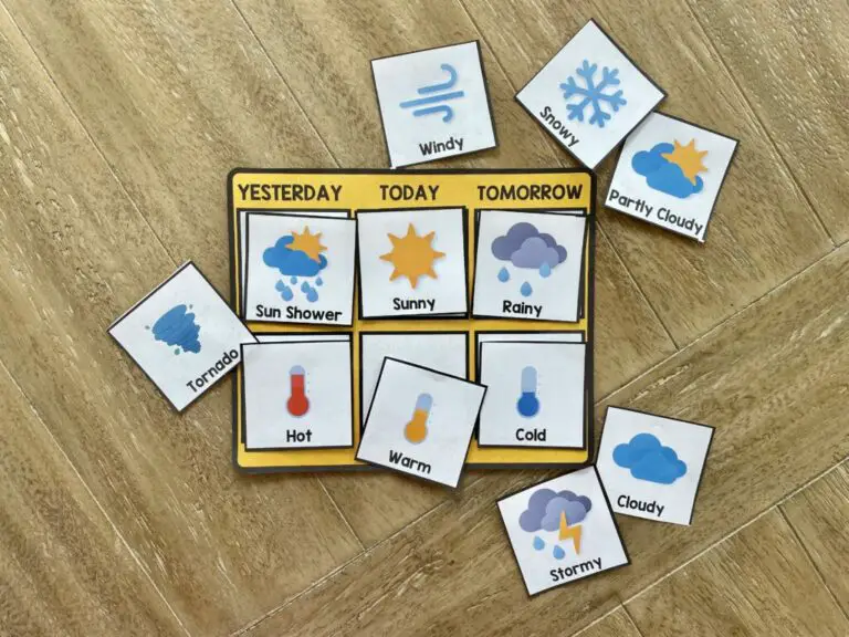 10 Fantastic Weather Charts for Preschool - Education Outside