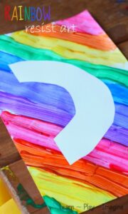 10 Gorgeous Rainbow Art for Preschoolers - Education Outside