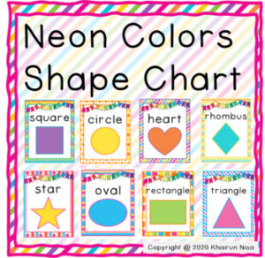 9 Striking Shapes Charts for Preschool Kids - Education Outside