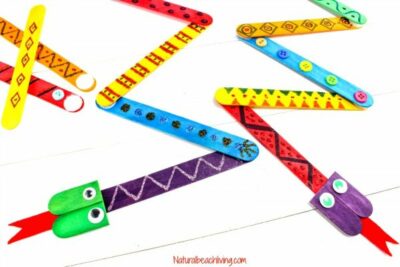 10 Super Easy Snake Crafts for Preschool - Education Outside