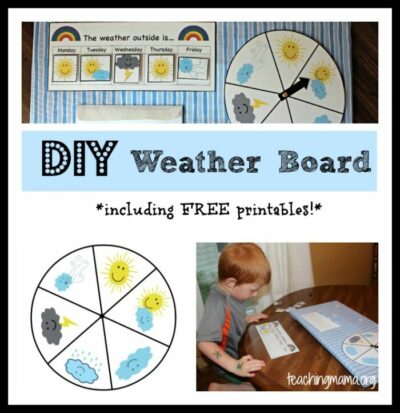 10 Fantastic Weather Charts for Preschool - Education Outside