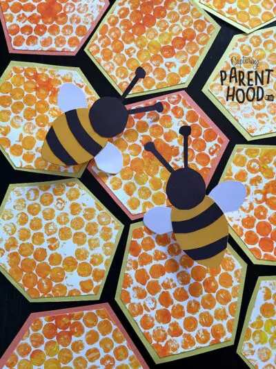 10 Bubbly Bee Crafts for Preschoolers - Education Outside
