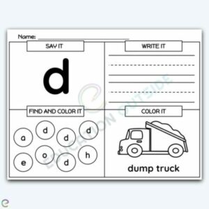 10 Dandy Letter D Activities for Preschoolers - Education Outside