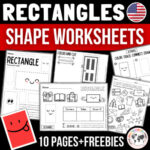 6 Engaging Rectangle Worksheets for Preschool Kids - Education Outside