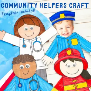 10 Awesome Community Helpers Preschool Crafts - Education Outside