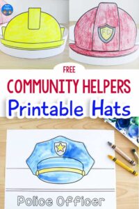 10 Awesome Community Helpers Preschool Crafts - Education Outside