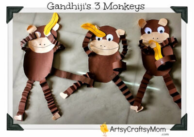 10 Playful Preschool Monkey Crafts - Education Outside