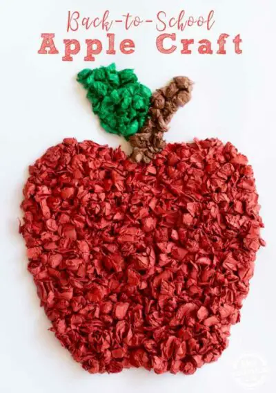10 Fun and Fresh Apple Crafts for Preschoolers - Education Outside