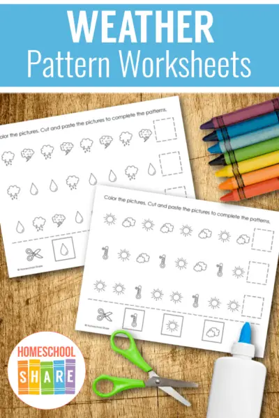 10 Bright Weather Worksheets for Preschool - Education Outside