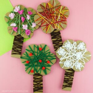 10 Beautiful Tree Crafts Preschool Kids Can Make - Education Outside
