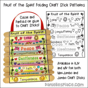 10 Amazing Fruit of the Spirit Crafts for Preschoolers - Education Outside