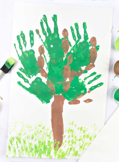 10 Beautiful Tree Crafts Preschool Kids Can Make - Education Outside