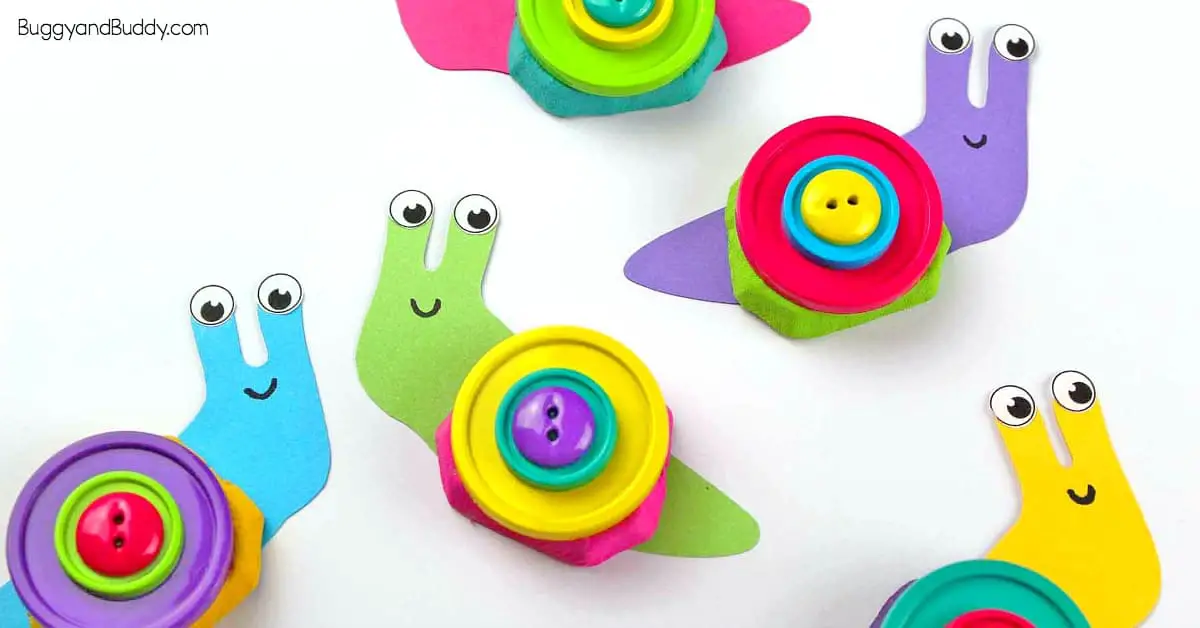 10 Adorable Snail Crafts for Preschoolers - Education Outside