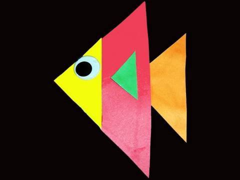 Triangle Artwork For Kids