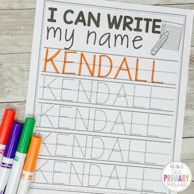10 Hands-on Name Writing Activities for Preschool - Education Outside
