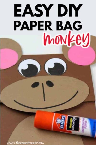 10 Playful Preschool Monkey Crafts - Education Outside