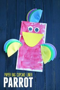 10 Beautiful Parrot Preschool Crafts Activities - Education Outside