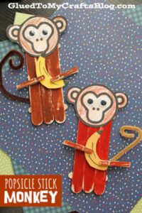 10 Playful Preschool Monkey Crafts - Education Outside