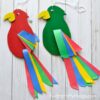 10 Beautiful Parrot Preschool Crafts Activities - Education Outside