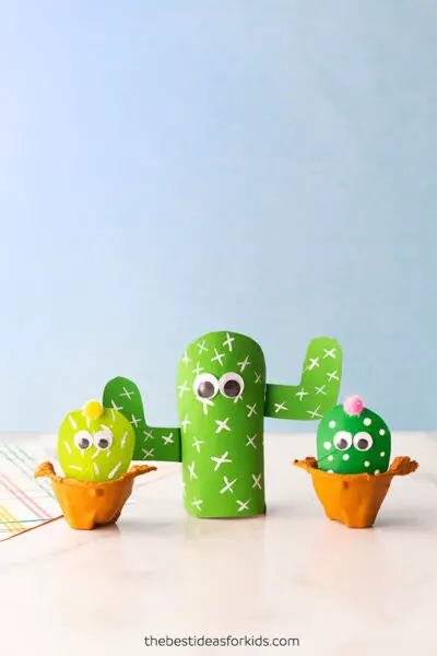 10 Cute and Easy Cactus Crafts for Preschoolers - Education Outside