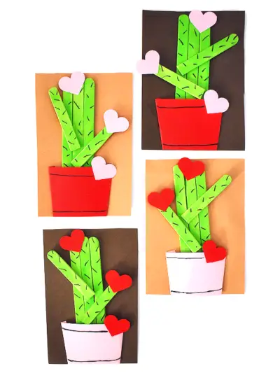 10 Cute and Easy Cactus Crafts for Preschoolers - Education Outside