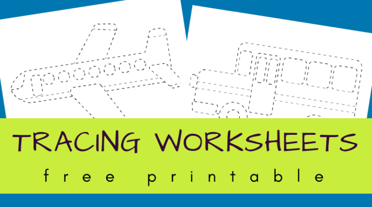 10 Fun and Free Transportation Worksheets for Preschool - Education Outside