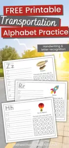 10 Fun and Free Transportation Worksheets for Preschool - Education Outside
