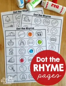 8 No-prep Rhyming Worksheets for Preschool - Education Outside