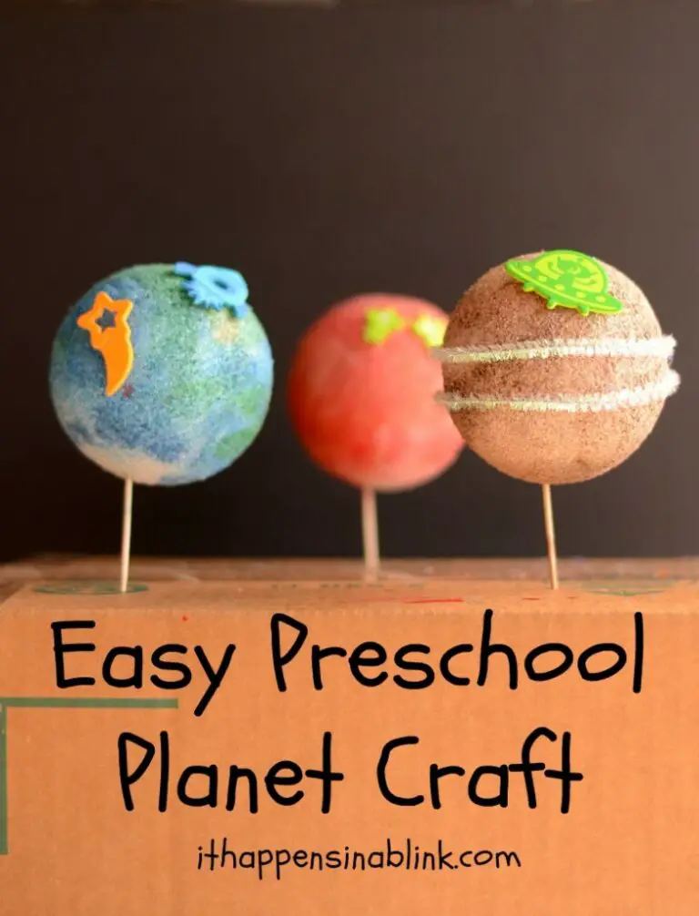 10 Fun and Easy Planets Crafts for Preschoolers - Education Outside