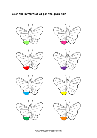 10 Brilliant Color Recognition Worksheets for Preschoolers Activities ...