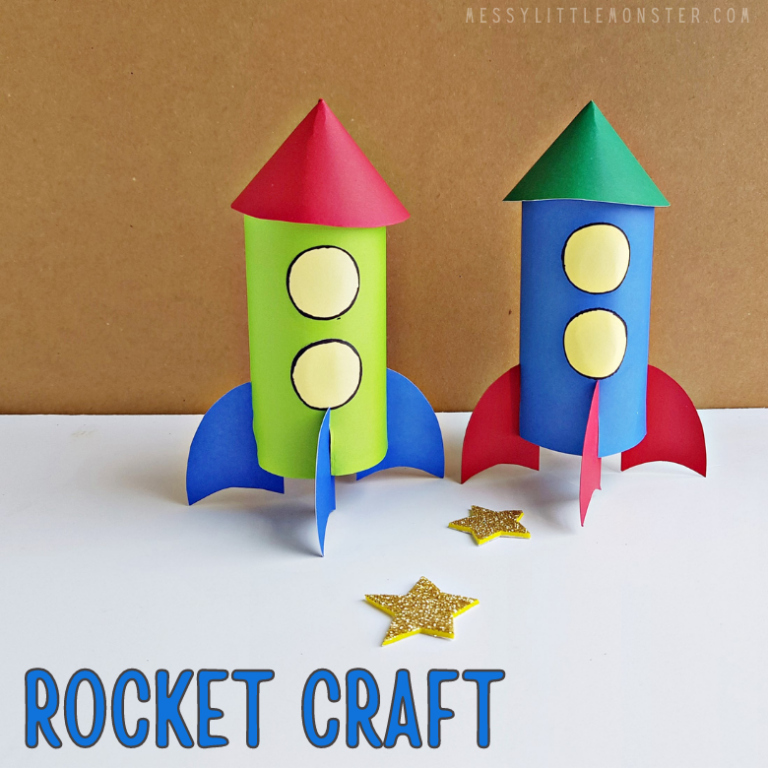 10 Rocket Ship Crafts for Preschoolers to Have a Blast - Education Outside
