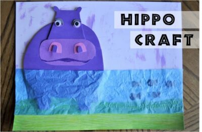 10 Cute Hippo Crafts for Preschool Kids - Education Outside